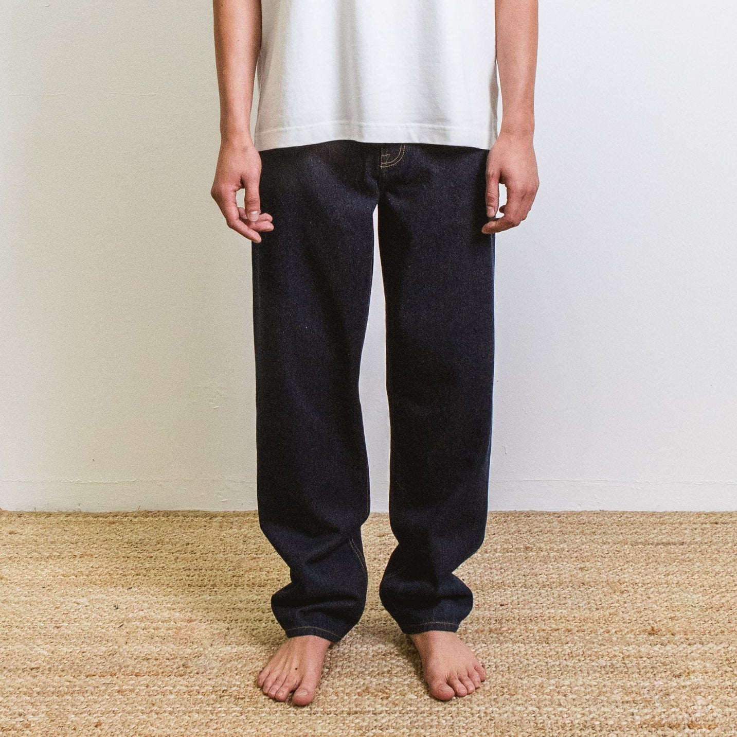 Jeans DN.10 Coupe Ample Bleu Un Lavage | Ateliers de Nîmes