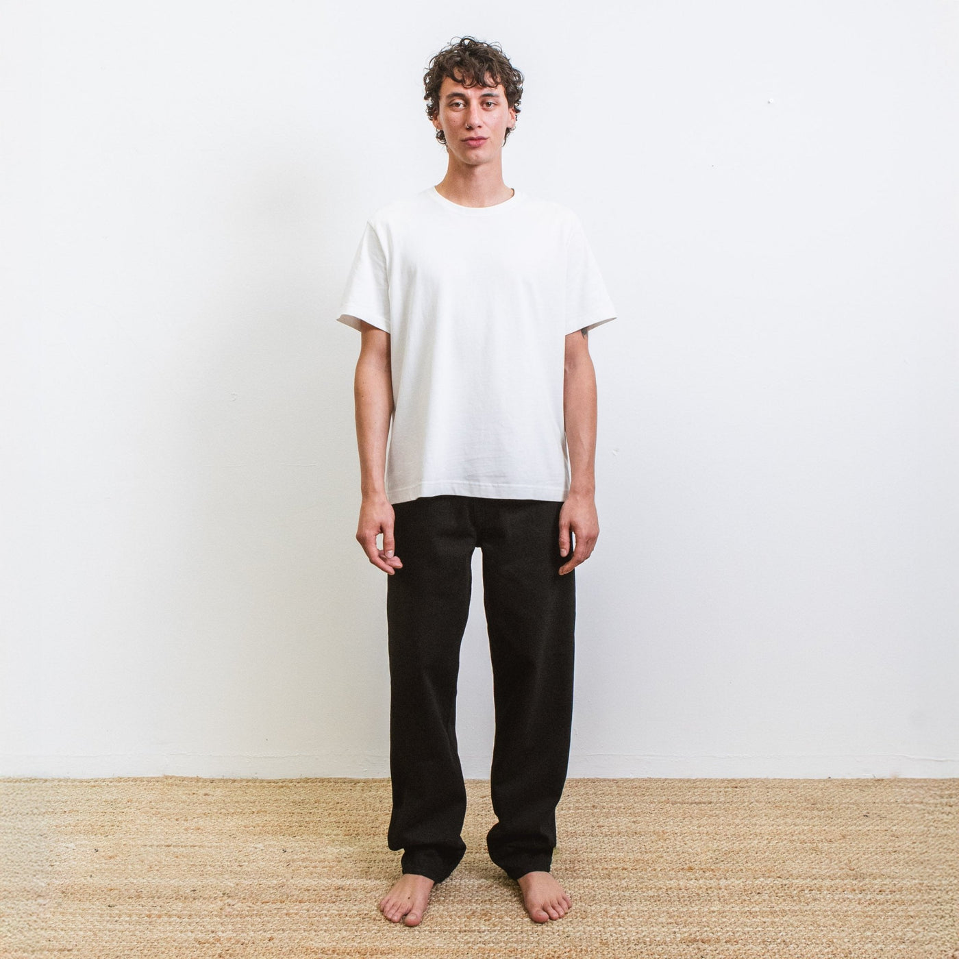 Jeans DN.10 Coupe Ample Noir Un Lavage | Ateliers de Nîmes
